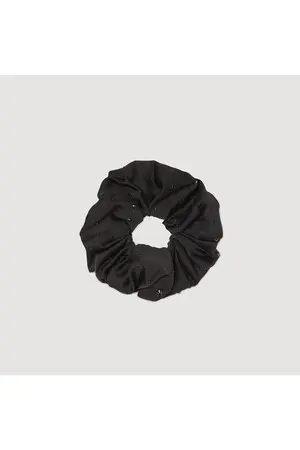 Sandro Sandro Rhinestone Scrunchie Black
