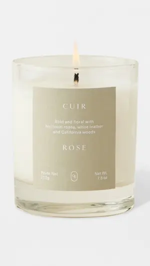 Oak Essentials Cuir Rose Candle 7.5 Oz/212