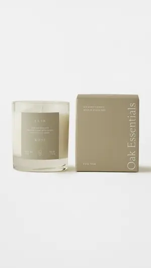 Oak Essentials Cuir Rose Candle 7.5 Oz/212