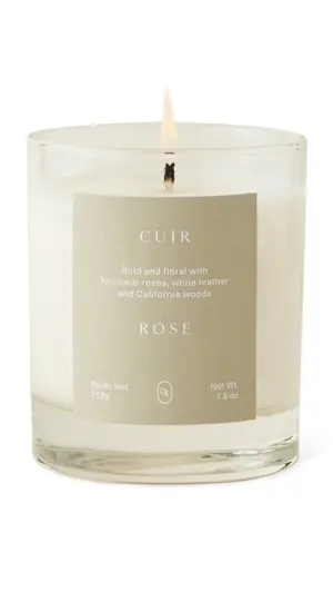 Oak Essentials Cuir Rose Candle 7.5 Oz/212