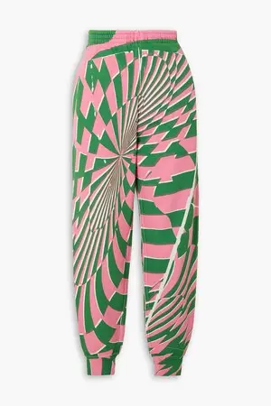 Stella McCartney Ed Curtis Printed Cotton Fleece Track Pants