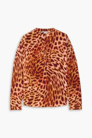 Stella Mccartney Animal Print Tops