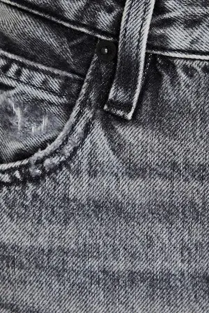 SLVRLAKE Hero Distressed Straight-leg Jeans - Gray