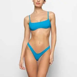 SKIMS Signature Swim Micro Scoop Bikini Top