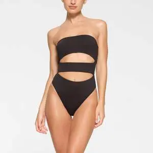SKIMS Signature Swim Strapless Cut Out Monokini