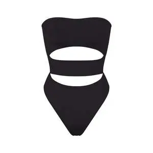 SKIMS Signature Swim Strapless Cut Out Monokini