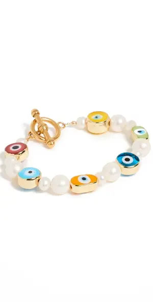 Brinker & Eliza Rhea Bracelet - Pearl Multi