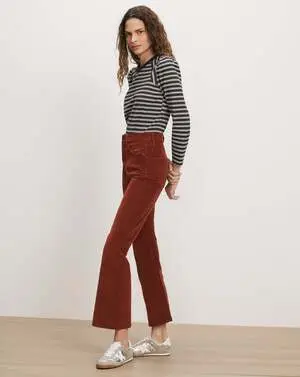 Veronica Beard Carson Corduroy Kick-flare Pant