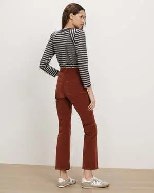 Veronica Beard Carson Corduroy Kick-flare Pant