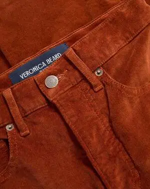 Veronica Beard Carson Corduroy Kick-flare Pant
