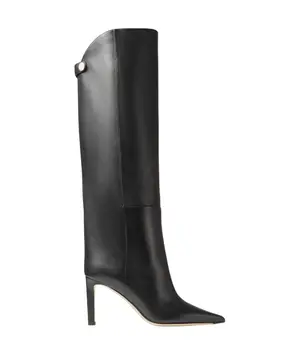 JIMMY CHOO Smooth Leather Knee-high Boots - Black