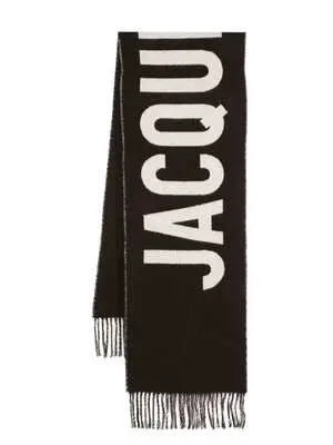 Jacquemus L'écharpe Virgin-wool Scarf - Brown