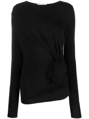 Nina Ricci Knot-detail Jersey Top