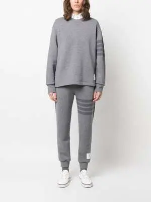 Thom Browne Knitted Track Pants - Grey