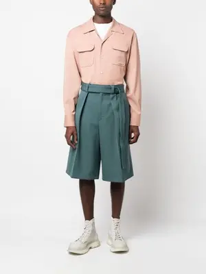 JIL SANDER Knee-length Belted Shorts