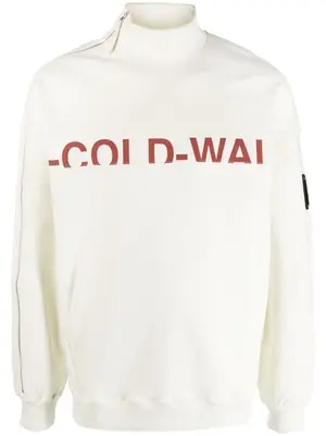 A-COLD-WALL* Overset Logo-print Cotton Sweatshirt - Neutrals