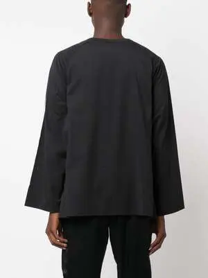 Y3 Logo Print Wraparound T-shirt