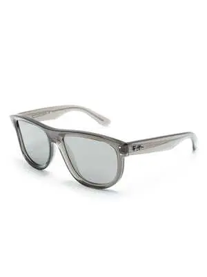 Ray-ban Reverse Square-frame Sunglasses - Grey