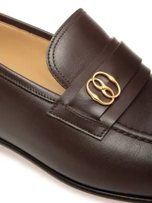 Bally Sadei Logo-plaque Leather Loafers