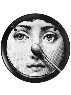 FORNASETTI Tema E Variazioni N.161 Wall Plate - Black