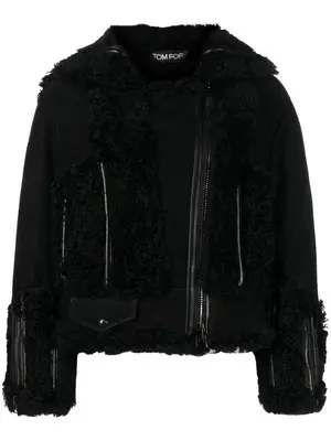 TOM FORD Shearling Leather Jacket