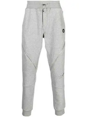 Philipp Plein Constructed Decorative-zip Cotton Track Pants
