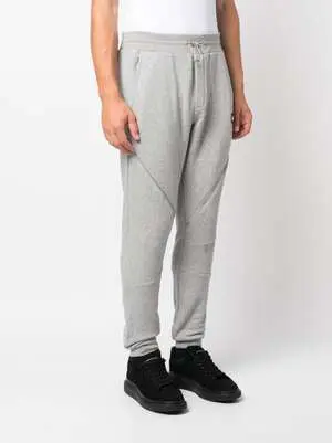 Philipp Plein Constructed Decorative-zip Cotton Track Pants