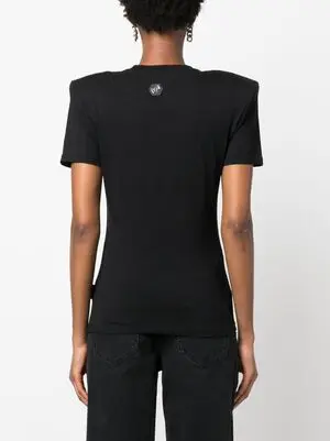 Philipp Plein Crystal-embellished T-shirt - Black