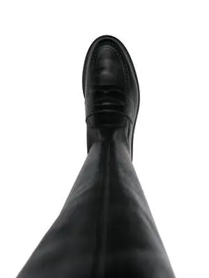 Thom Browne Penny Loafer Knee-high Boots