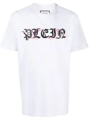 Philipp Plein Logo-print Cotton T-shirt - White