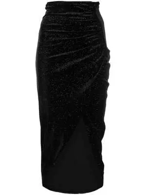Patrizia Pepe Black Wash Bottoms For Women