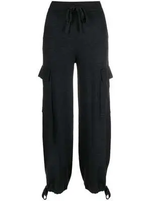P.a.r.o.s.h Drawstring-waistband Cargo Trousers - Grey