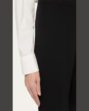 Giorgio Armani Cady Straight-leg Pants