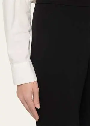 Giorgio Armani Cady Straight-leg Pants