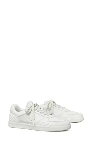 Tory Burch Clover Court Sneakers - Titanium White