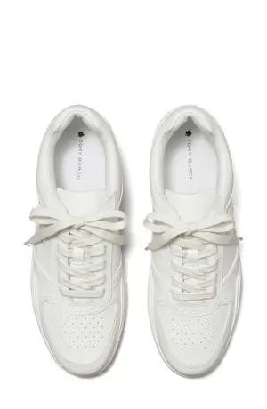 Tory Burch Clover Court Sneakers - Titanium White