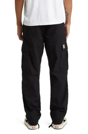 Carhartt Work In Progress Cotton Ripstop Cargo Pants - Black