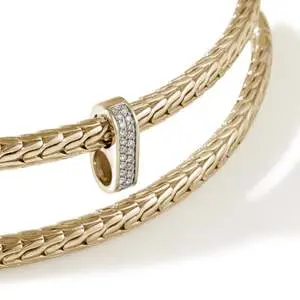 John Hardy Spear Coil Choker With Diamonds