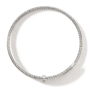 John Hardy Spear Coil Choker With Diamonds