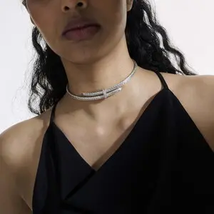 John Hardy Spear Coil Choker With Diamonds