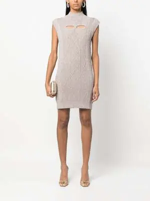 Liu Jo Cut-out Lurex Minidress
