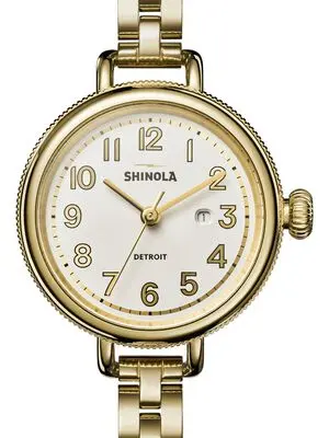 Shinola Birdy 3hd 34mm Watch - White