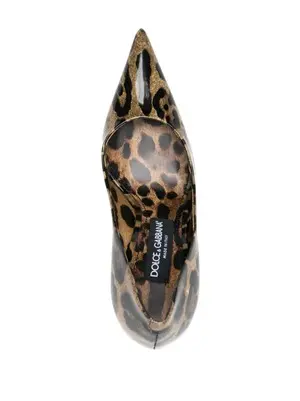 Dolce & Gabbana X Kim 110mm Leopard-print Pumps