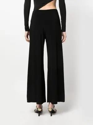 Norma Kamali Cropped Wide-leg Trousers