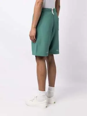ADVISORY BOARD CRYSTALS Logo-embroidered Track Shorts - Green