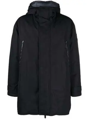 Giorgio Armani Logo-embroidered Padded Coat