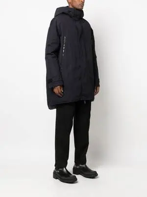 Giorgio Armani Logo-embroidered Padded Coat