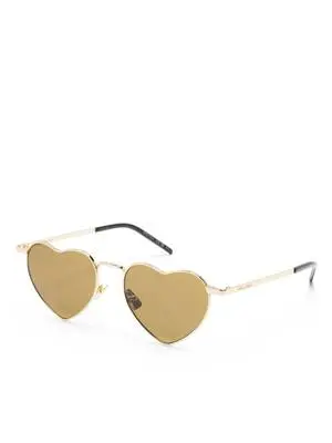 Saint Laurent Loulou Heart-frame Sunglasses