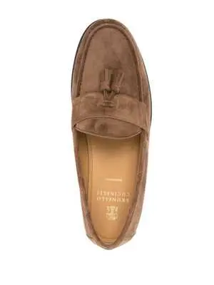 Brunello Cucinelli Tassel-detail Suede Loafers