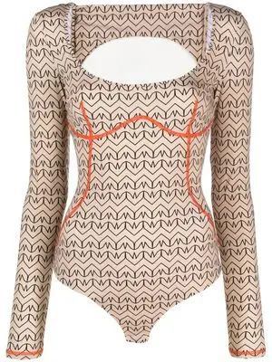 Patrizia Pepe Monogram Bodysuit
